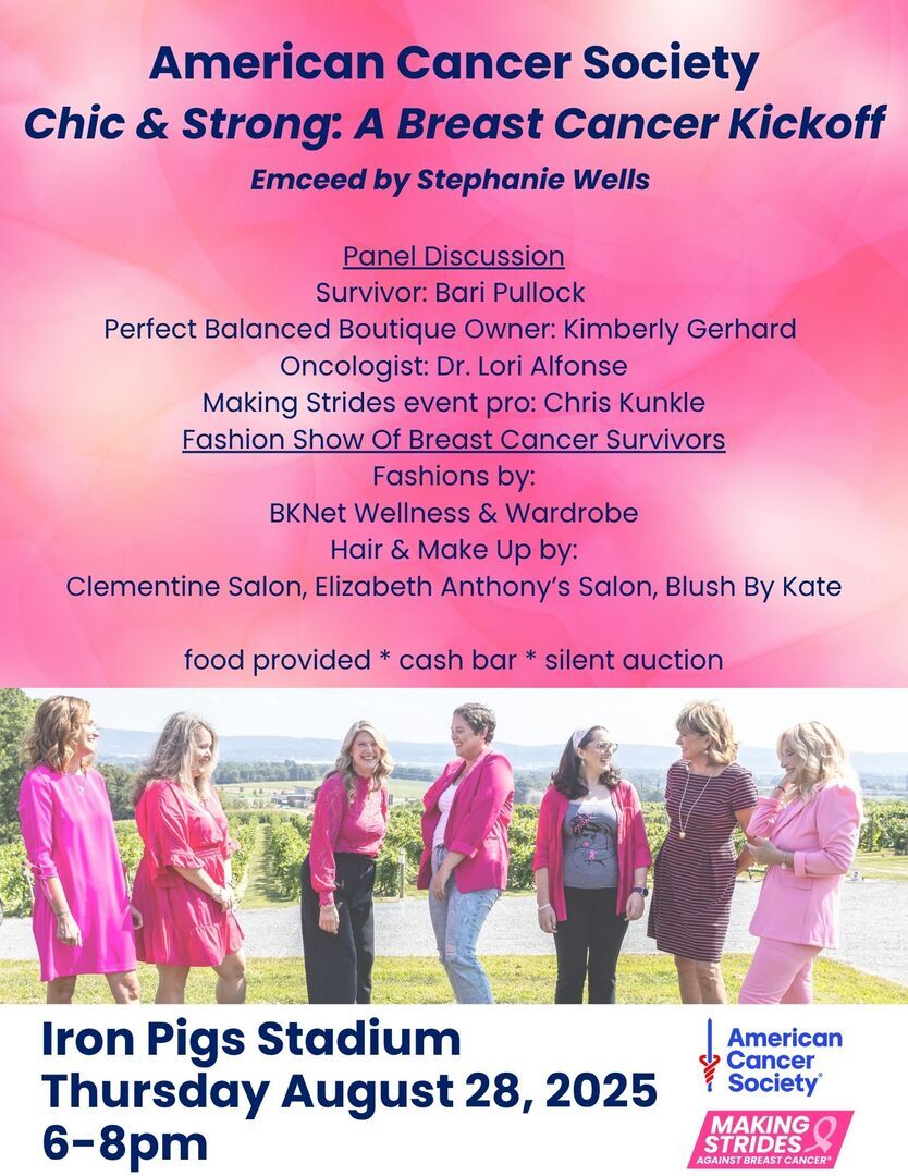 Chic & Strong: A Breast Cancer Kickoff an American Cancer Society Event ...