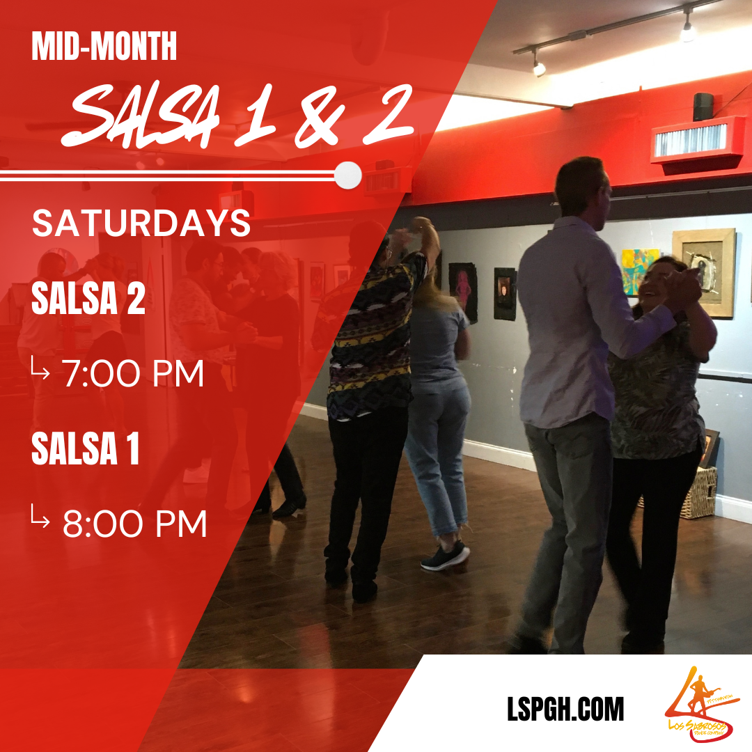 Mid-Month Salsa 1 and Salsa 2 | Los Sabrosos Dance Co. | UpcomingEvents.com