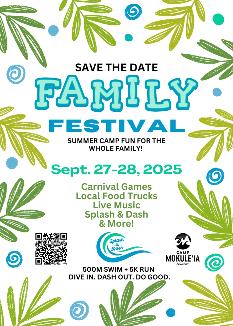 Family Festival with Splash & Dash | Camp Mokulēʻia | UpcomingEvents.com