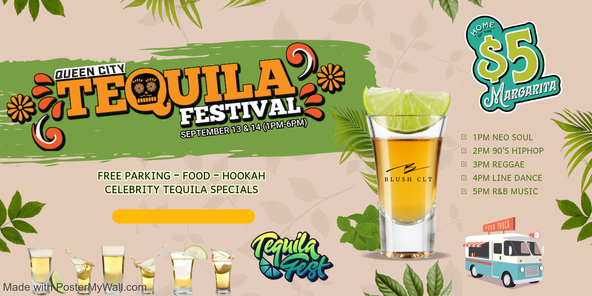 Queen City Tequila Festival | Blush CLT | UpcomingEvents.com
