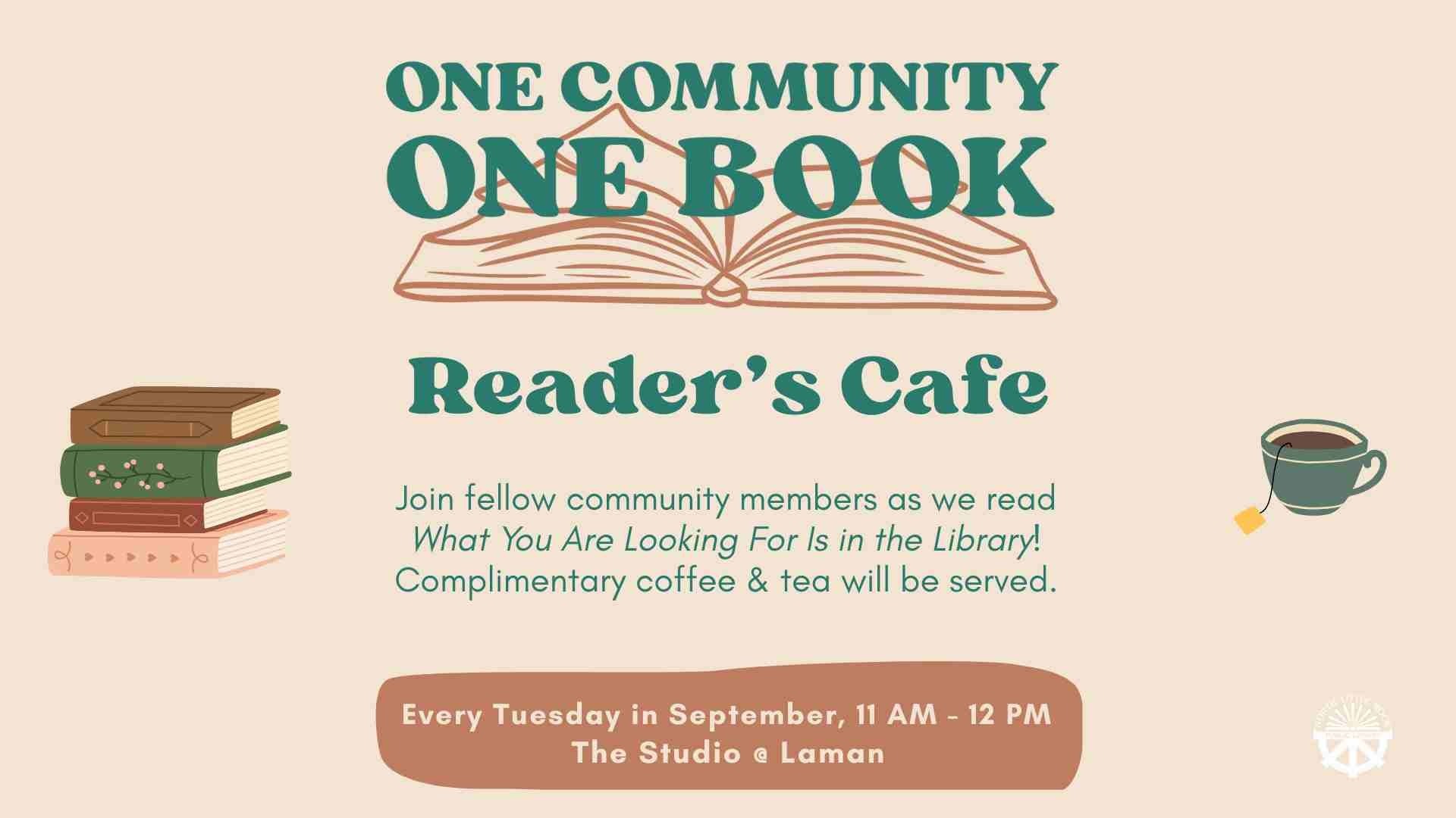 1C1B Reader's Cafe | North Little Rock Public Library - Laman Public Library | UpcomingEvents.com