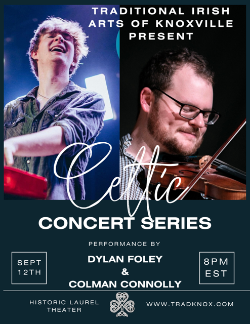 Dylan Foley and Colman Connolly Irish Music Concert | Laurel Theater ...