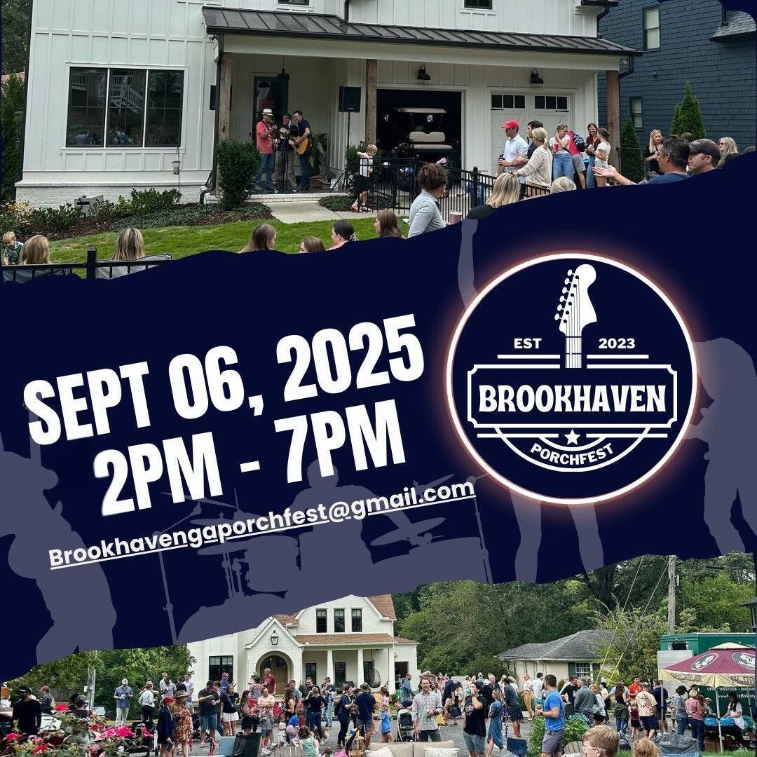 Brookhaven Porchfest 2025 | Thompson Road Northeast & Fearn Circle ...