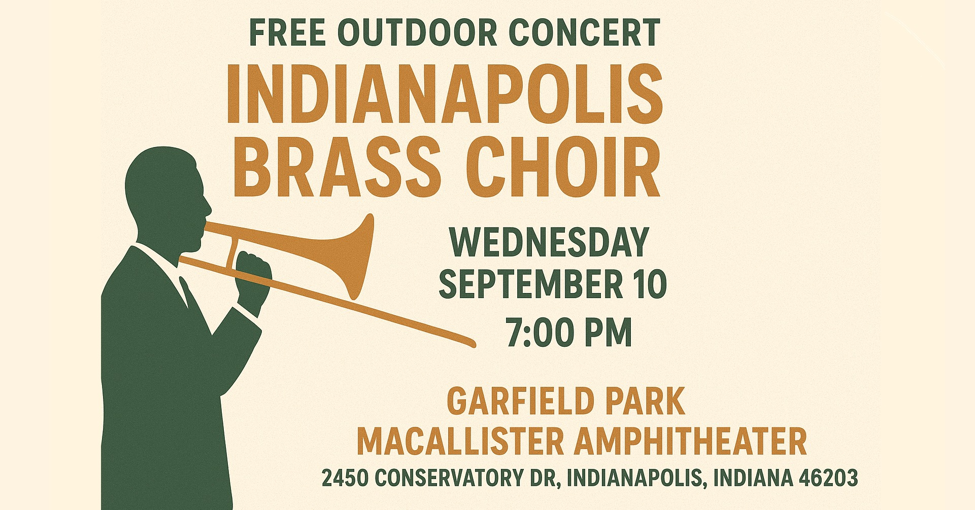 Indianapolis Brass Choir Outdoor Concert @ Garfield Park | MacAllister ...
