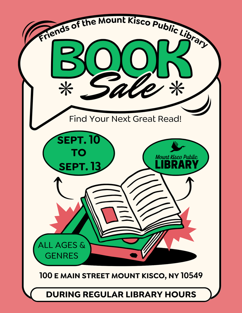 Mount Kisco Public Library Booksale 9/10-13 | Mount Kisco Public ...
