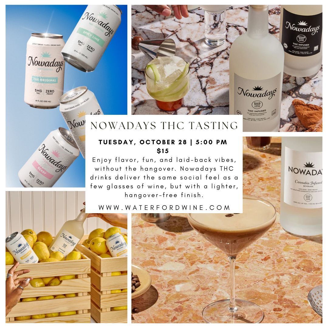 Nowadays THC Tasting | Waterford Wine & Spirits and Wine Bar Delafield ...