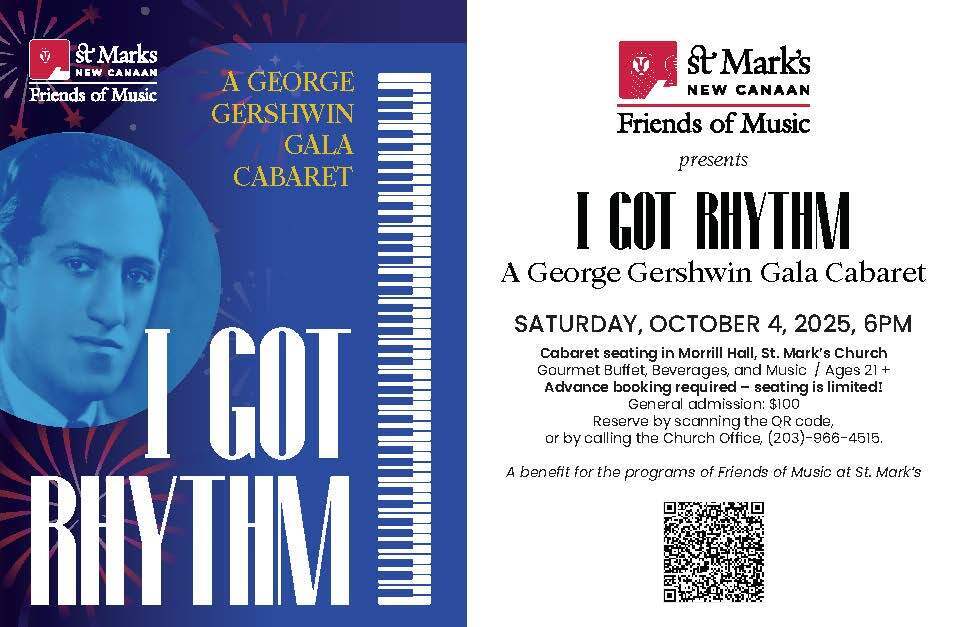 “I Got Rhythm”... A George Gershwin Gala Cabaret | 111 Oenoke Ridge ...