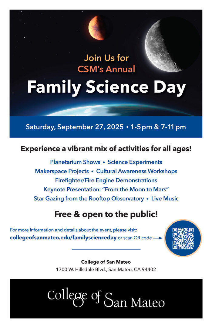 Family Science Day | College of San Mateo | UpcomingEvents.com