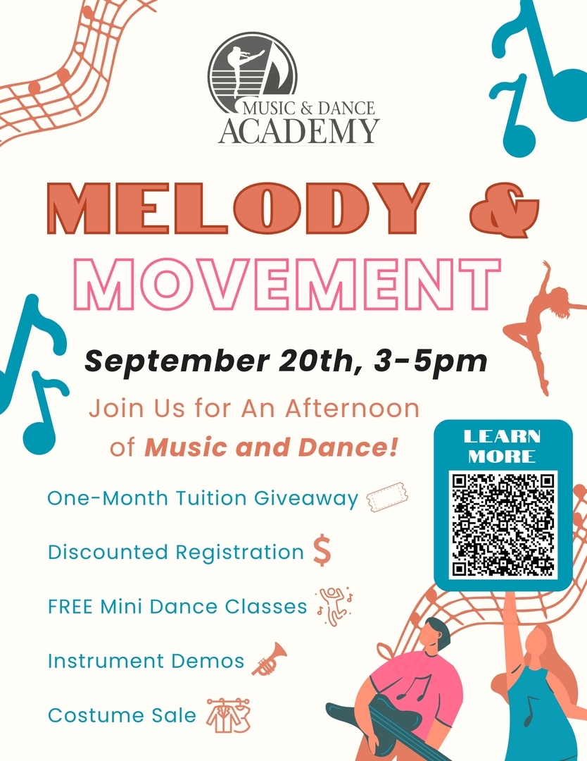 Melody and Movement Day: A Music And Dance Academy Open House | Music ...