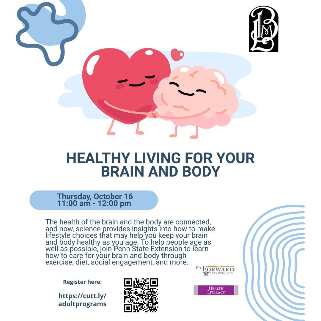 Healthy Living for Your Brain and Body | Bosler Memorial Library ...
