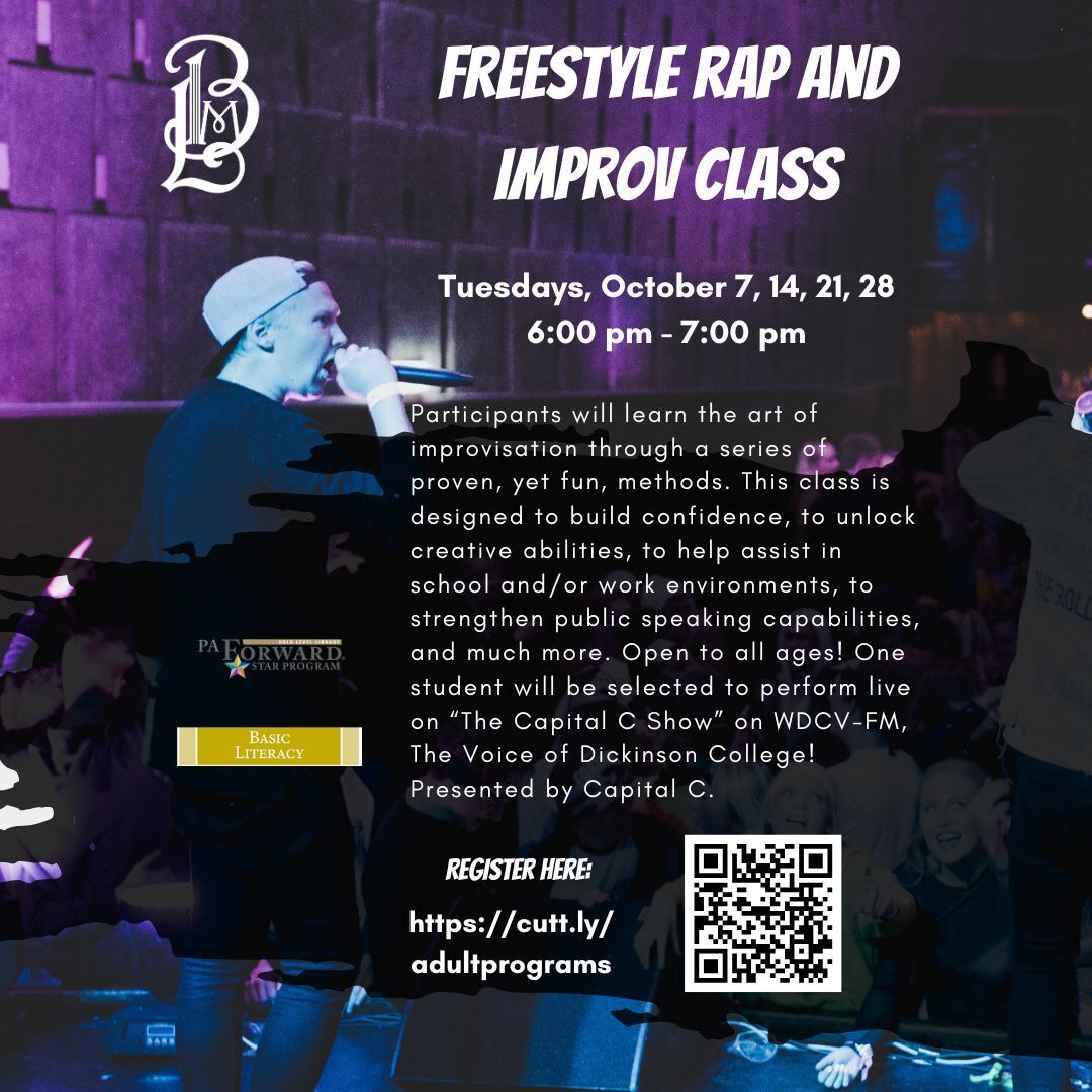 Freestyle Rap and Improv Class | Bosler Memorial Library ...