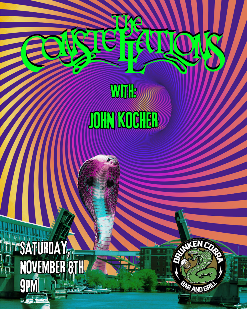 The Constellations w/ John Kocher @ The Drunken Cobra | Drunken Cobra ...