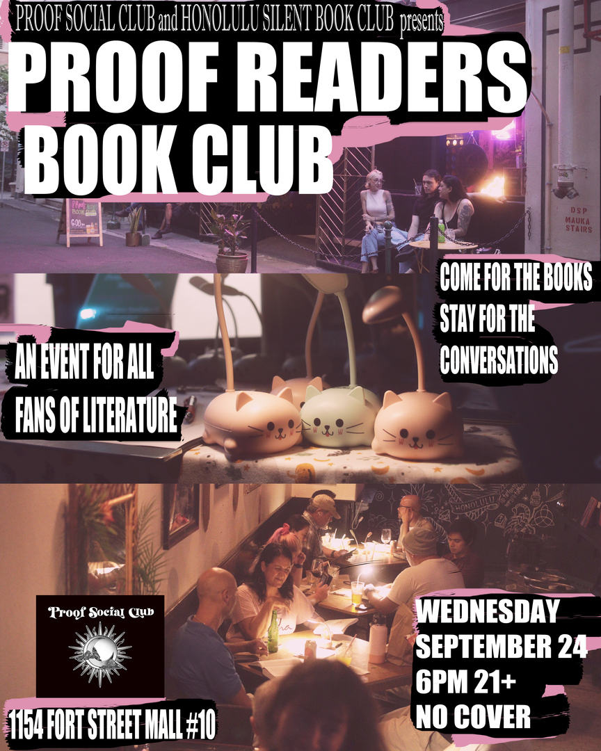 Proof Reader's Book Club | Proof Social Club | UpcomingEvents.com