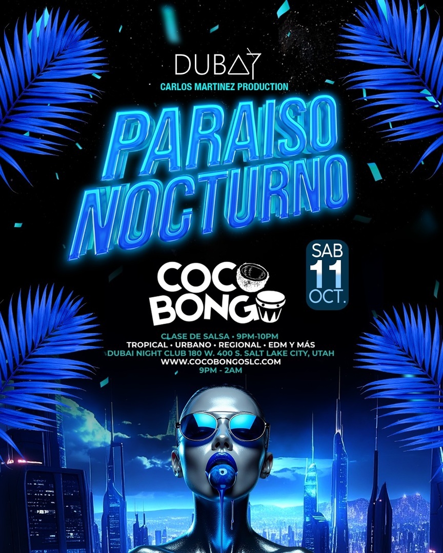 COCO BONGO NIGHTS – The Ultimate Latin Party in Salt Lake City! | Dubai ...