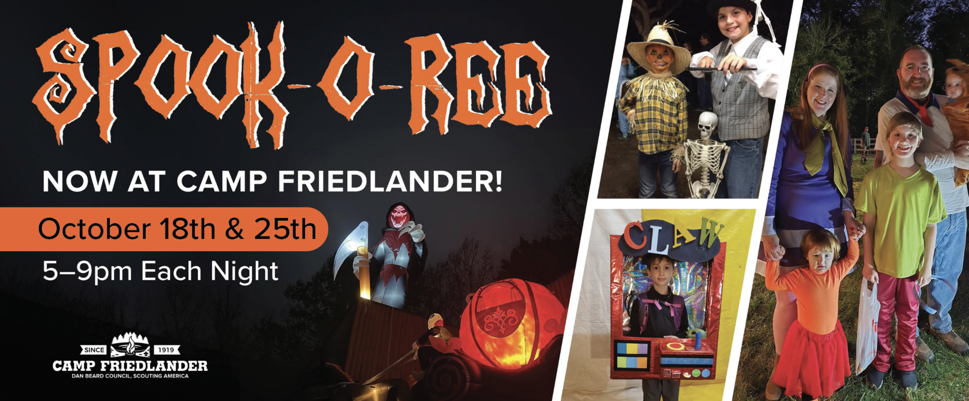 Spook-O-Ree | Camp Friedlander | UpcomingEvents.com