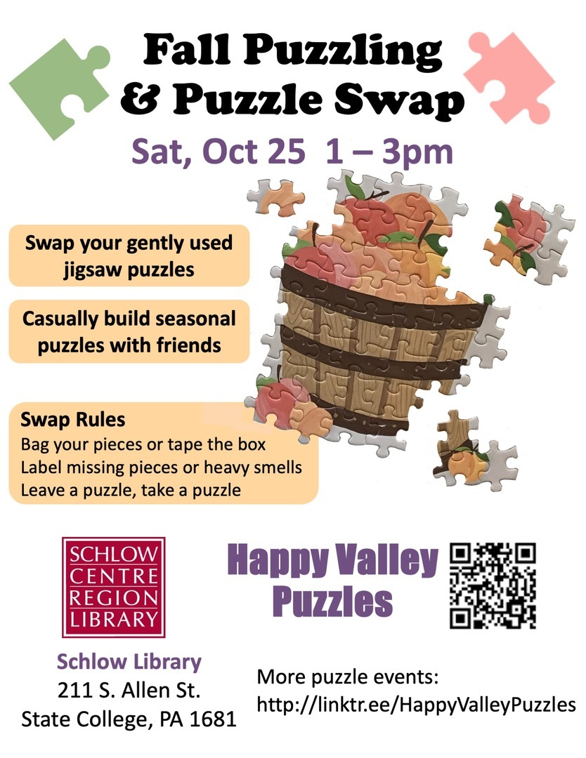 Puzzle Swap! | Schlow Centre Region Library | UpcomingEvents.com