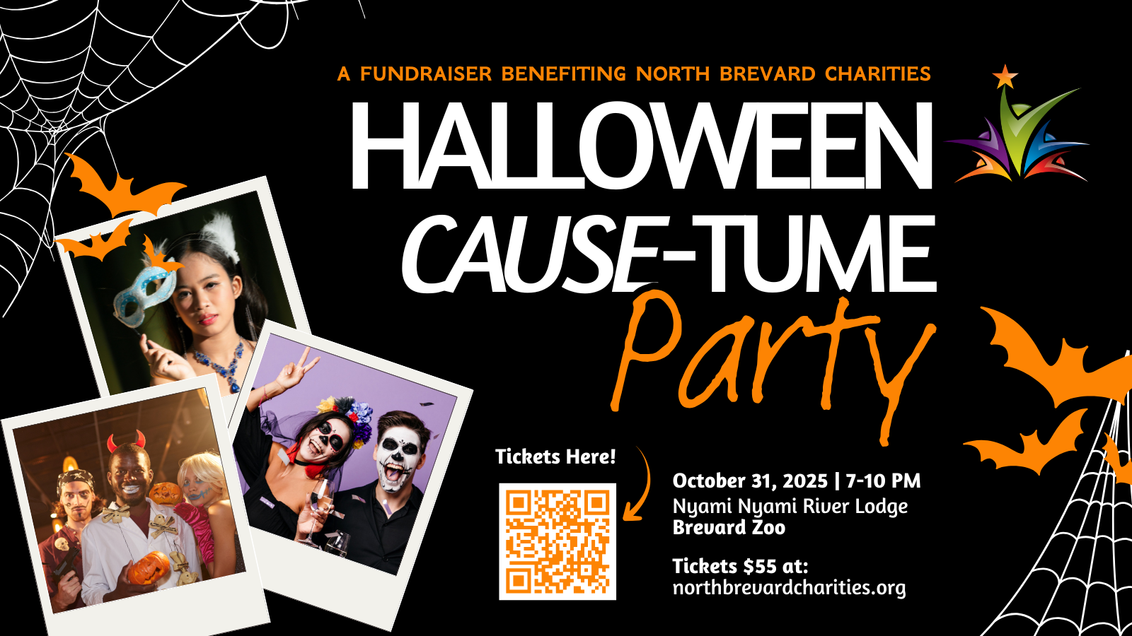 Halloween Cause-tume Party 🎃 | Nyami Nyami River Lodge at Brevard Zoo ...
