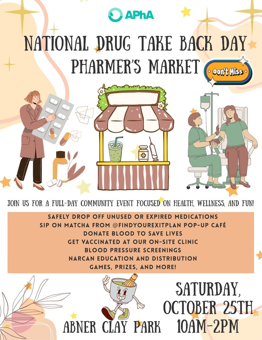 National Drug Take Back Day | Abner Clay Park | UpcomingEvents.com