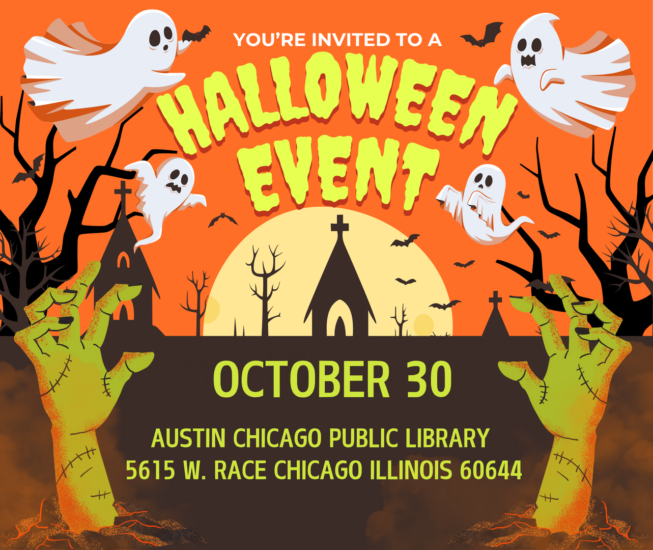 A Hauntingly Good Time at Austin Branch Chicago Public Library | Austin ...