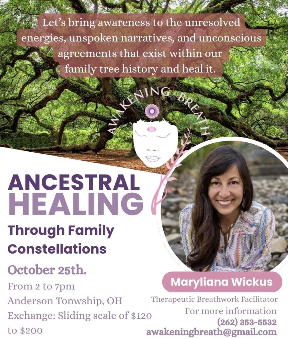 Family Constellation - Ancestral healing "Healing the energy of our ...