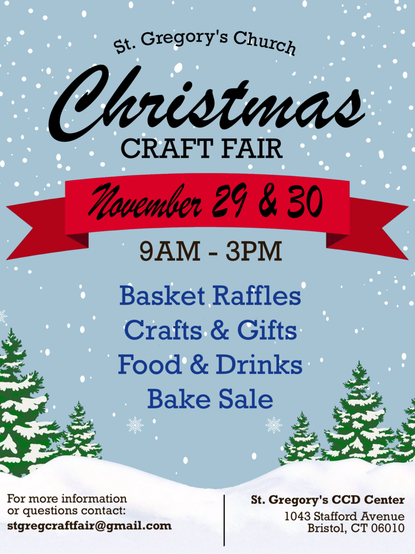 St. Gregory Church Craft Fair | St Gregory CCD Center | UpcomingEvents.com