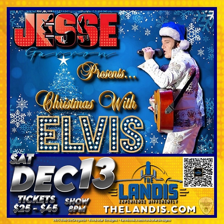 Jesse Garron - Christmas with Elvis | The Landis Theater ...