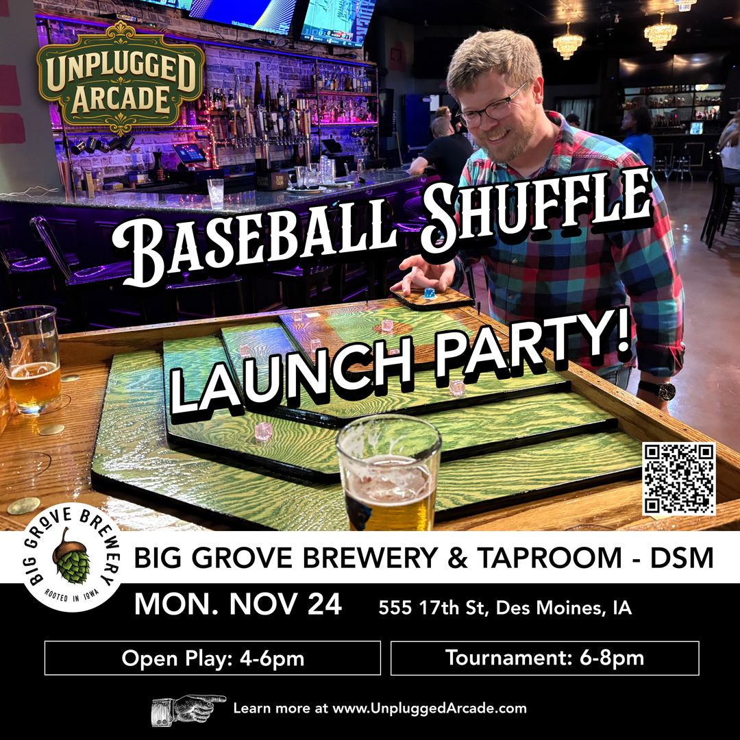 Baseball Shuffle Launch Party | Big Grove Brewery & Taproom ...
