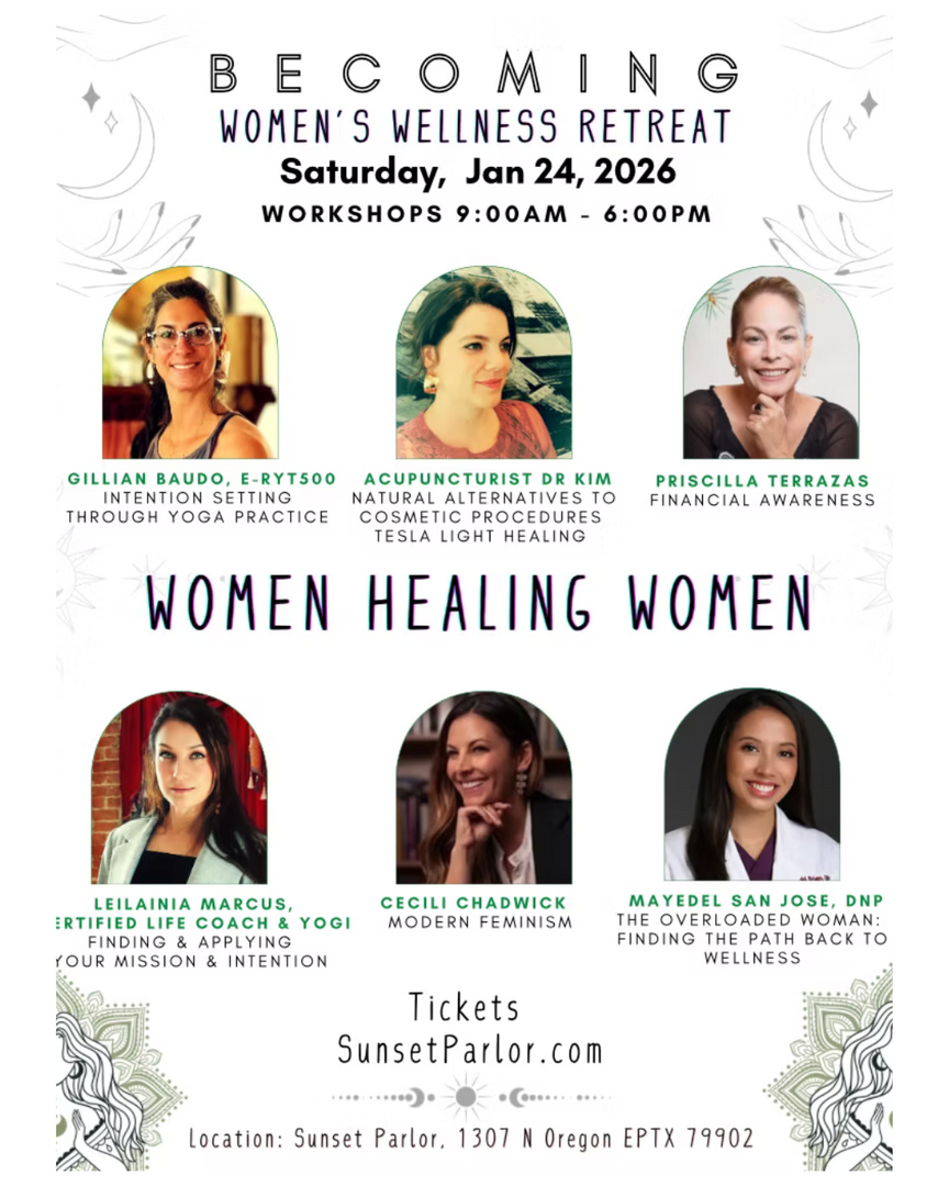 Women Healing Women Day Retreat 2026 | Sunset Parlor | UpcomingEvents.com