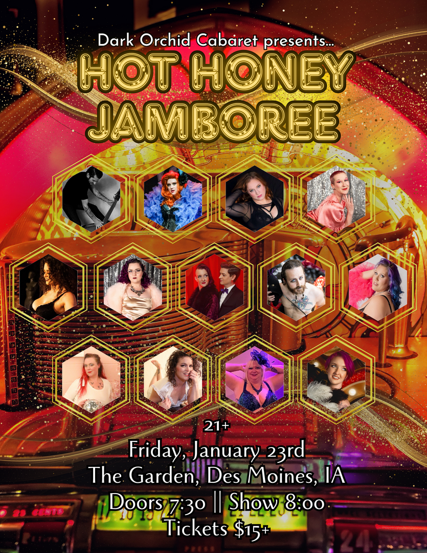 Dark Orchid Cabaret Burlesque | The Garden Nightclub | UpcomingEvents.com