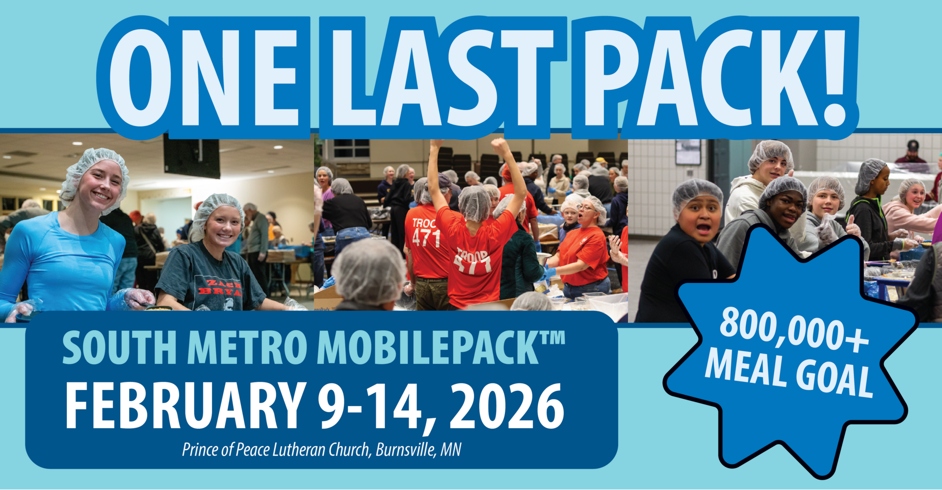 Feed My Starving Children South Metro MobilePack | Prince of Peace ...