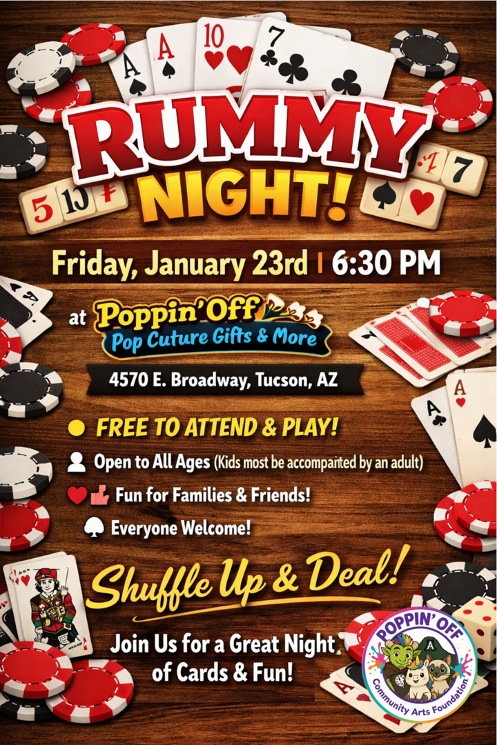 🃏 NEW GAME NIGHT ALERT: RUMMY NIGHTS AT POPPIN’ OFF! 🃏 | Poppin' Off ...
