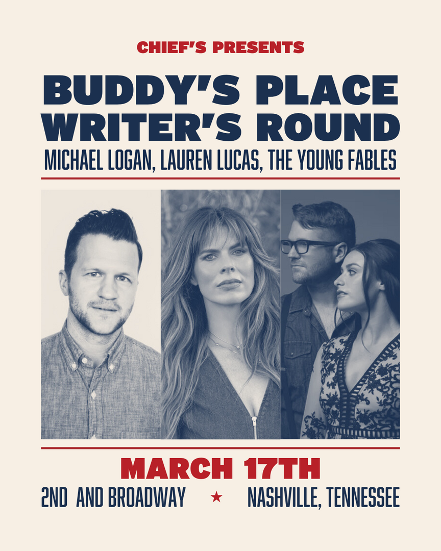Buddy's Place Writer's Round w/ Michael Logan, Lauren Lucas, The Young ...