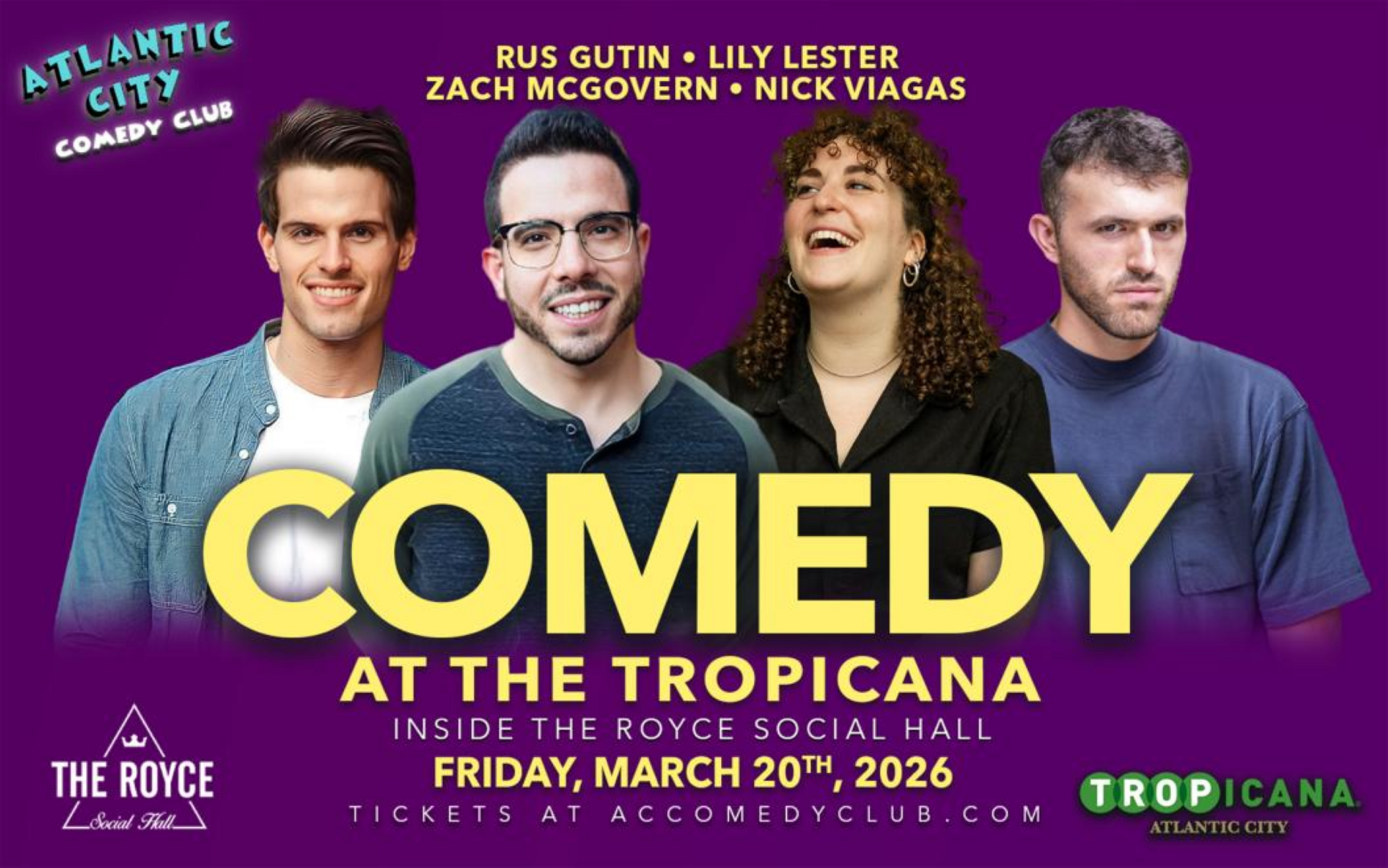 Nick Viagas, Zach McGovern, Lily Lester, Rus Gutin | Atlantic City ...