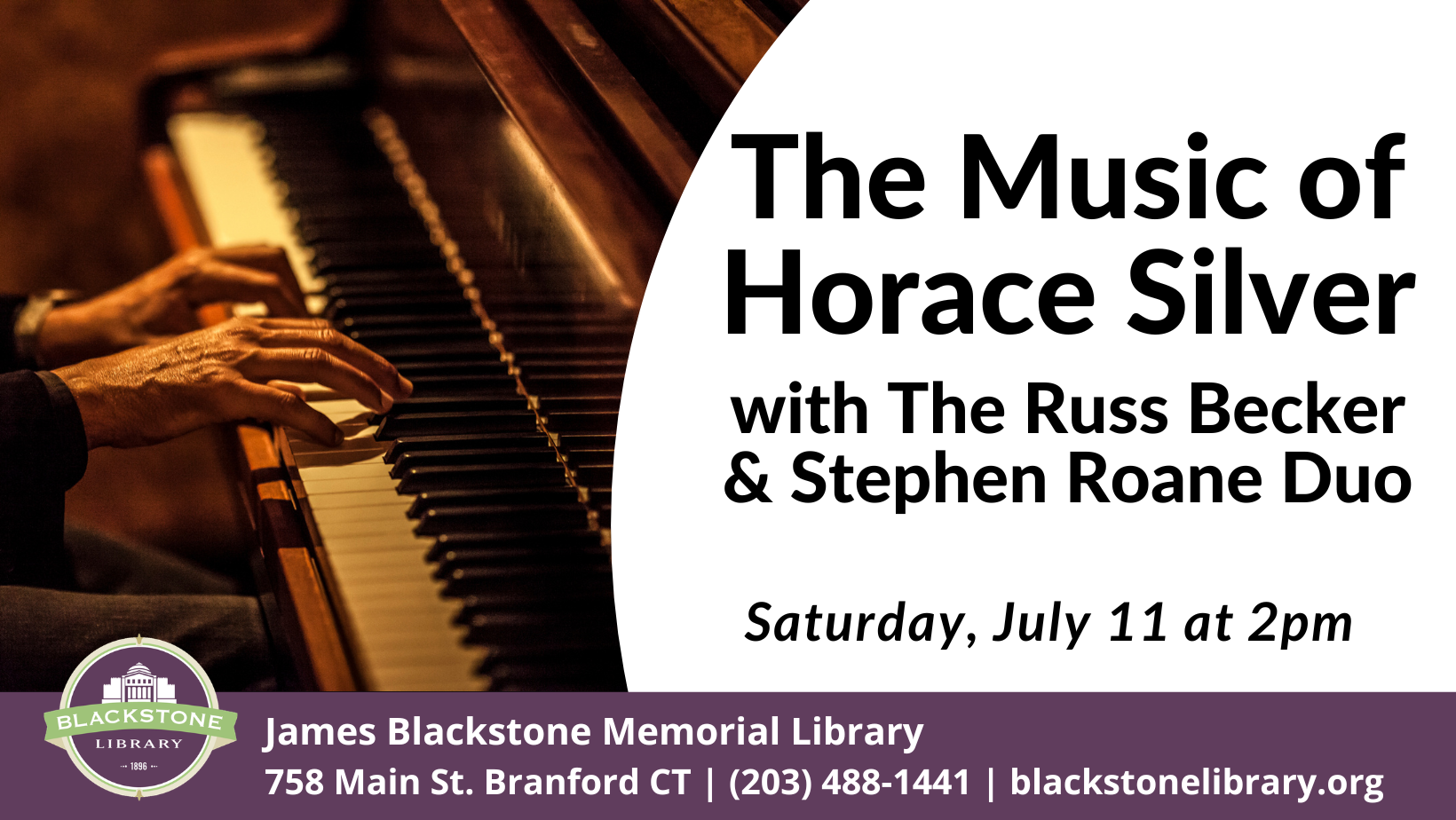 The Music of Horace Silver with The Russ Becker & Stephen Roane Duo ...