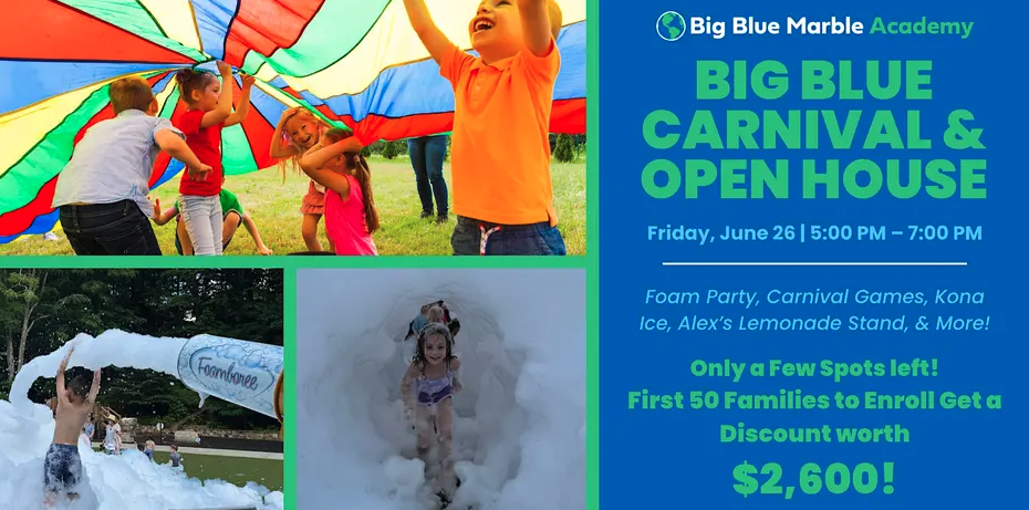 Big Blue Carnival & Open House | Big Blue Marble Academy Thompson's ...