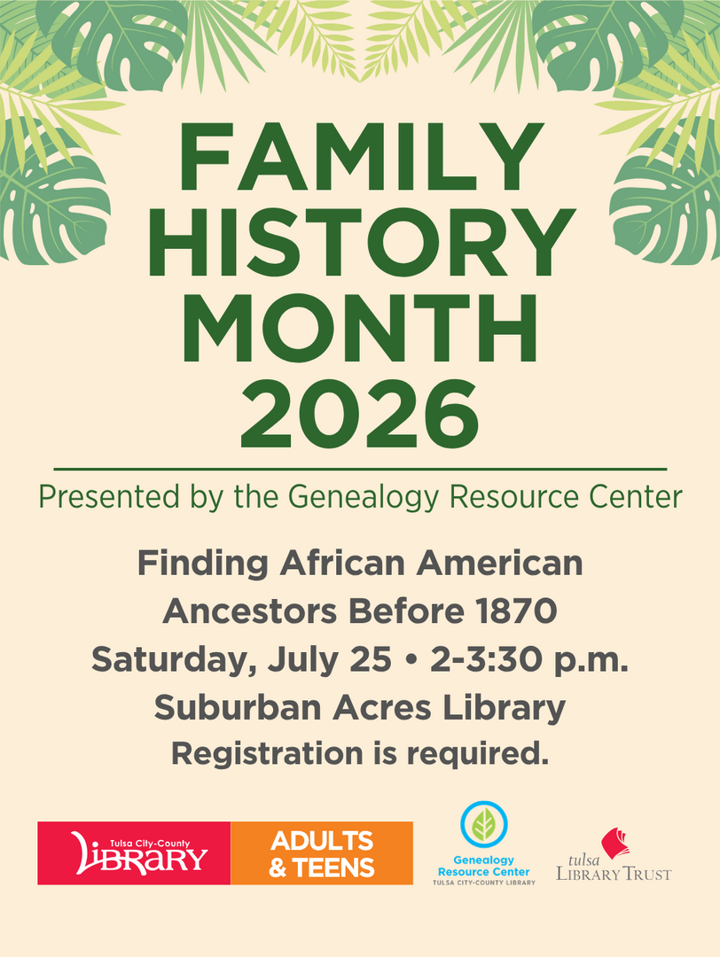 Family History Month: Finding African American Ancestors Before 1870 ...
