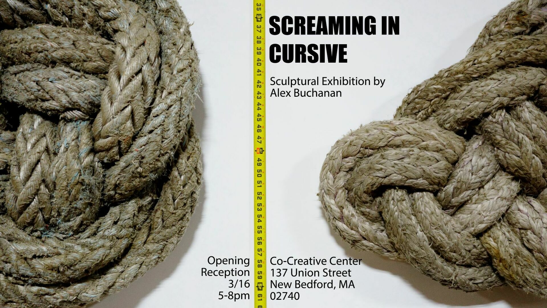 Screaming In Cursive, a sculptural exhibition by Alex Buchanan | Co ...