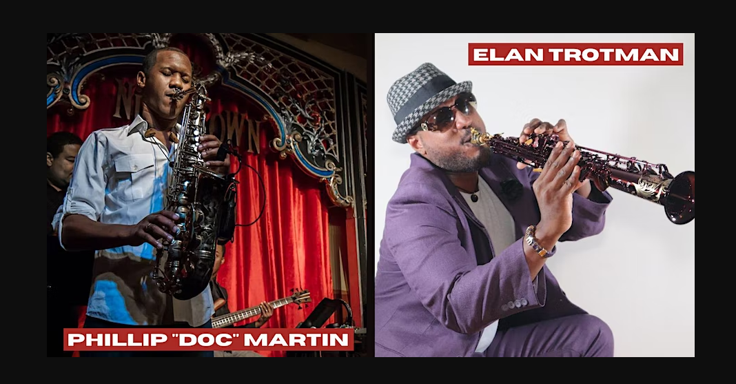 "Sax at The Pan" Phillip "Doc" Martin & Elan Trotman at The Tin Pan ...