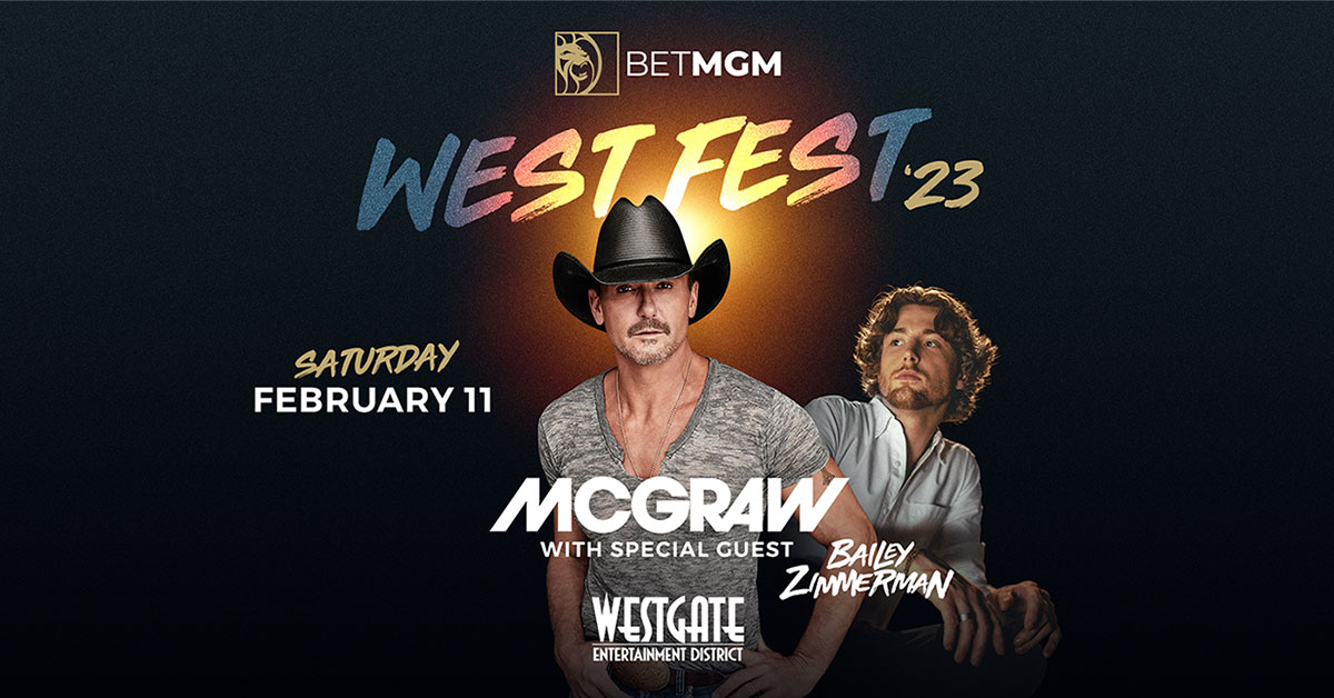 BetMGM West Fest featuring Tim McGraw 2023 Tickets & Event Details ...
