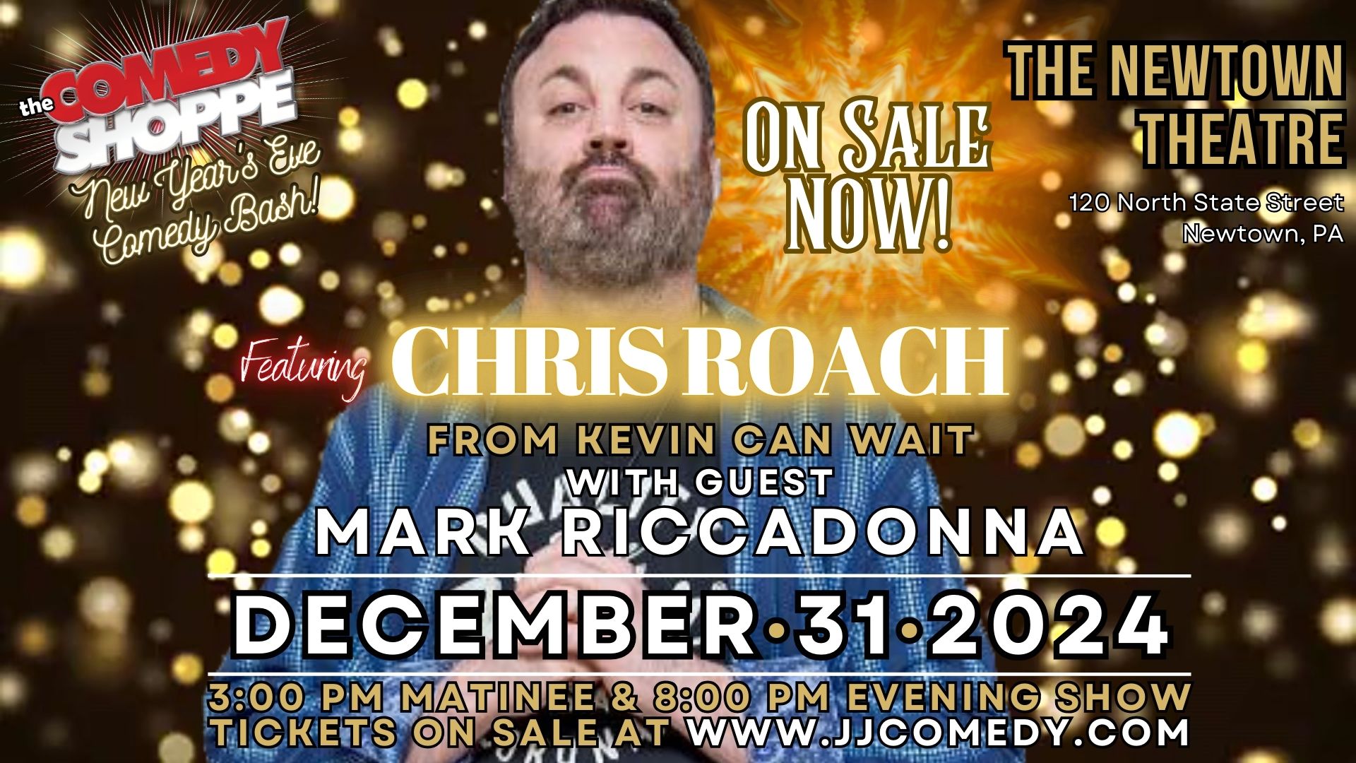 Newtown New Year's Eve Comedy Show! | Newtown Theatre | UpcomingEvents.com